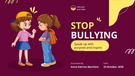 Anti-bullying Presentation #1 | PPTX