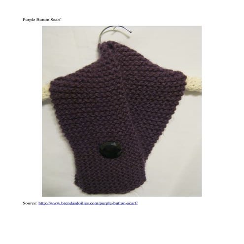 Yellow button scarf | PDF