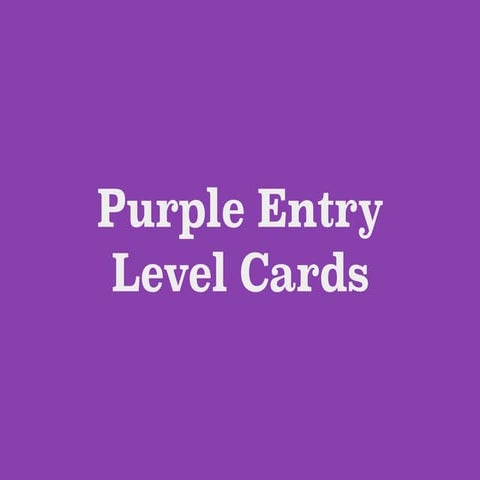 IRLA Purple Level Entry Level Flashcards | PPT
