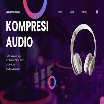 Purple Gradient Music Presentation audio .pdf