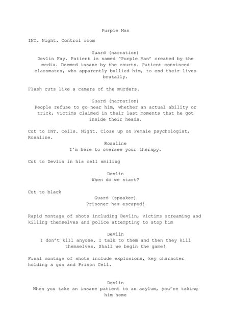 Final Script For One Last Trip. | PDF