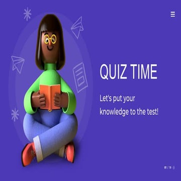 Purple Modern Illustrated 3D Humans Quiz Education Presentation.pptx