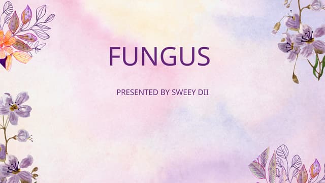 LIFE CYCLE OF MUSHROOM | PPTX