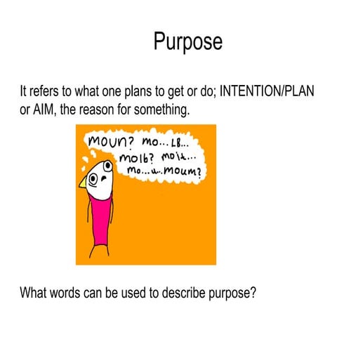 Purpose | PPT