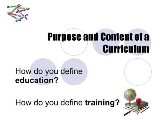 Curriculum content (section ii) | PPT