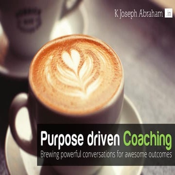 Purpose driven coaching | PDF