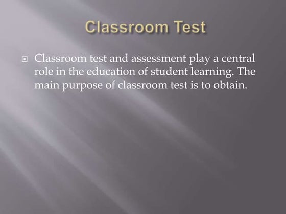 ASSESSMENT AND TYPES OF ASSESSMENT | PDF