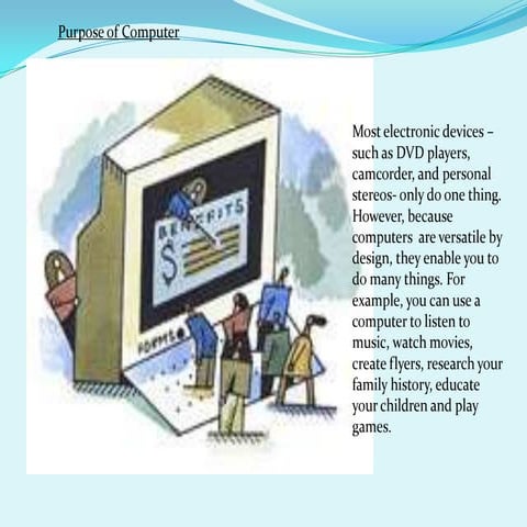 Purpose Of Computer | PPTX