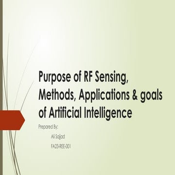 Purpose of RF Sensing, Methods, Applications.pptx