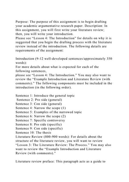 Draft Of Introduction And Literature Review Follow The Directions Be docx draft-of-introduction-and-literature-review-follow-the-directions-be-docx
