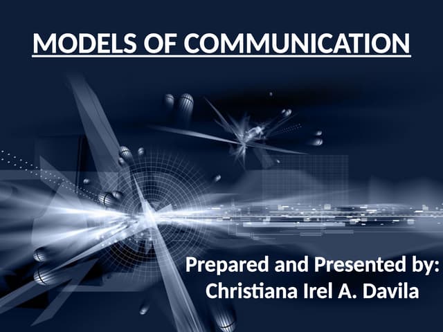 White's Model Of Communication.pptx