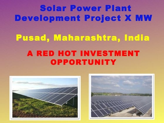 Solar Energy in India | PPT