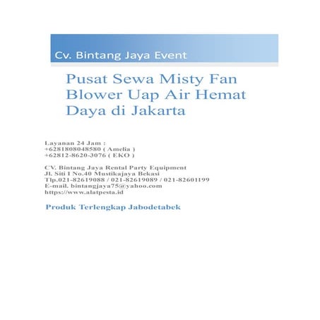 Pusat Sewa Misty Fan Blower Uap Air Hemat Daya di Jakarta.pdf