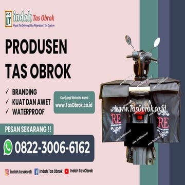 WA/TELP : 0822-3006-6162, Pusat Tas Pos Motor, Pusat Tas Ronjot, Pusat ...