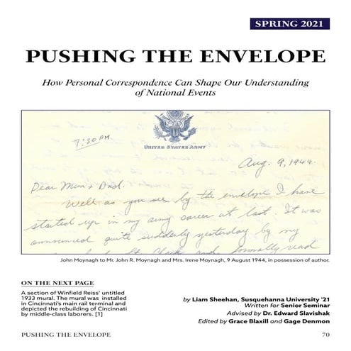 Pushing the Envelope Yale Historical Review | PDF