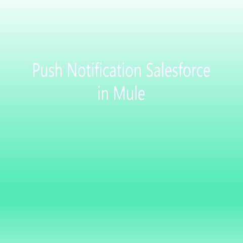 Push Notification Salesforce Ppt 4631