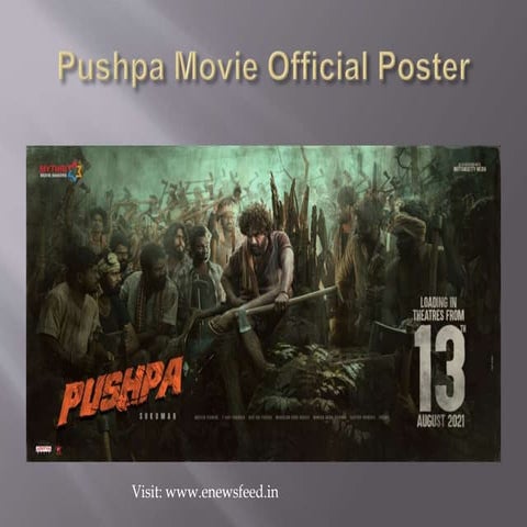 Pushpa movie teaser | PPTX