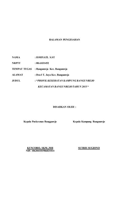 Daftar riwayat hidup h. juhadi | DOCX