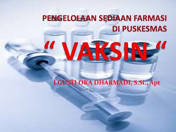 05. tennik penyimpanan vaksin | PPTX