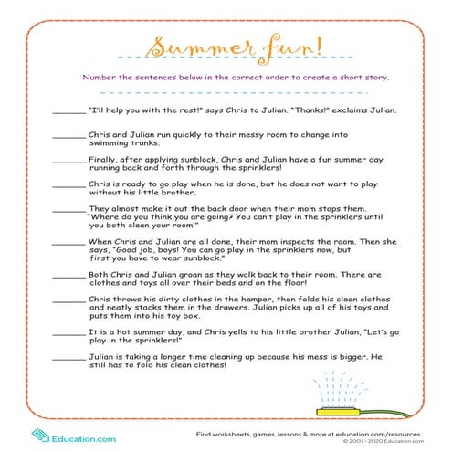 Put story-sequence-in-order | PDF