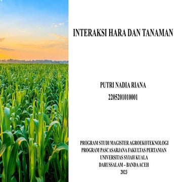 PUTRI NADIA RIANA_2205201010001_INTERAKSI HARA DAN TANAMAN.pptx
