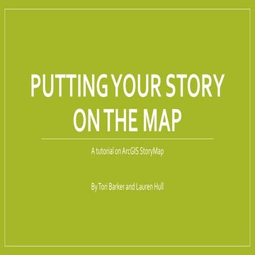 ArcGIS StoryMaps: Agencies Are Creating Great Story Maps; Here's How ...