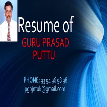 Puttu guru prasad cv.pptx