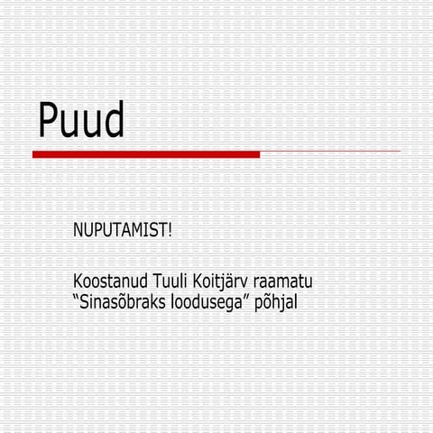 Puud | PPT