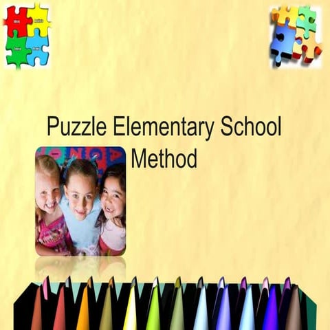 Puzzle elementary school | PPTX