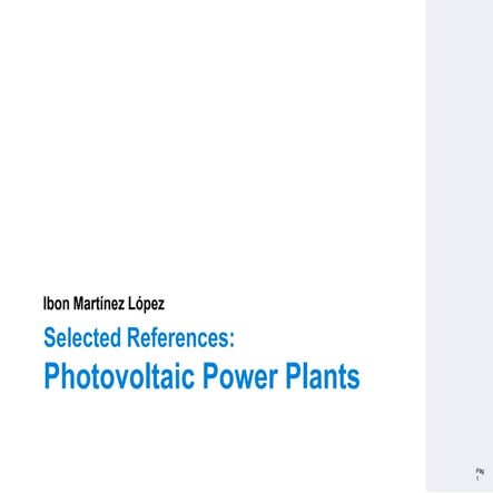 Pv plant references | PDF