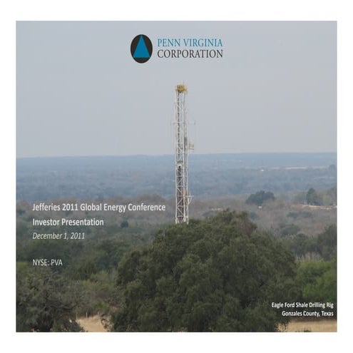 PVA Jefferies Investor Presentation | PDF