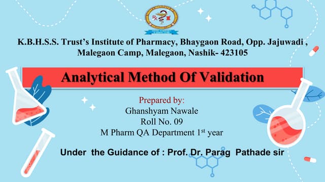 General Principles of Analytical Method of Validation.pdf