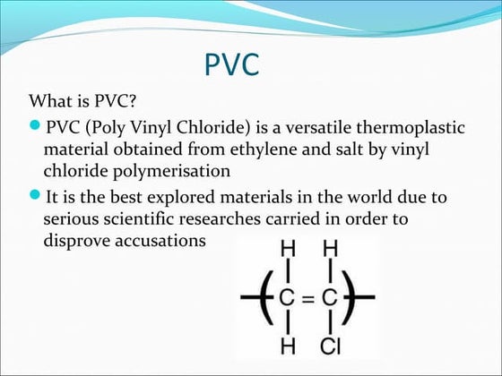 Manufacture of polyvinyl chloride | PPT