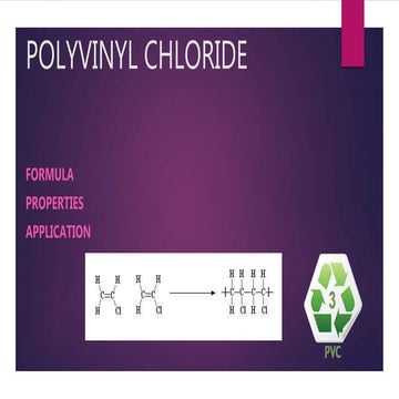 Poly vinyl chloride | PPT