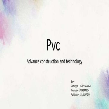 Pvc | PPTX