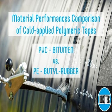 Polymeric tapes: What are the differences of PVC – Bitumen and PE ...