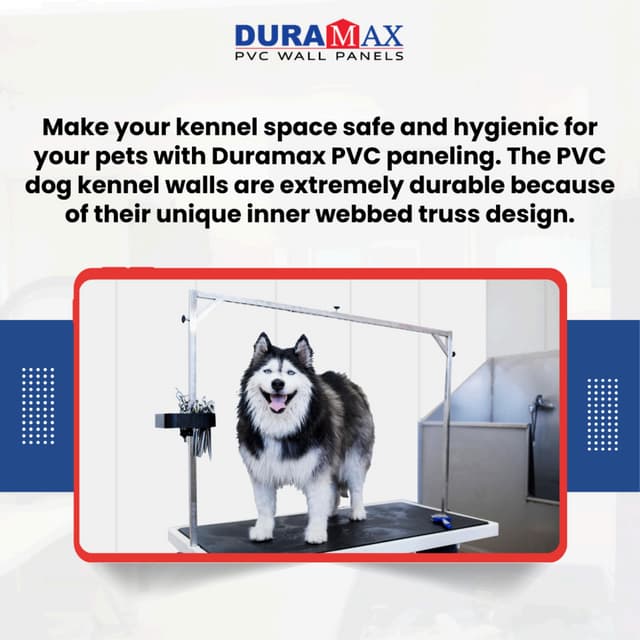 PVC Dog Kennel Walls Is Easy To Clean And Sanitize For Maximum Hygiene ...