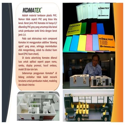 Pvc foam komatex for maquette modelling and design | PDF