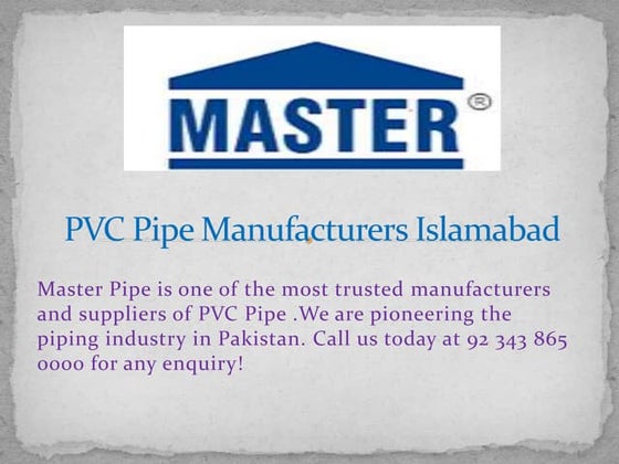 Pvc fittings karachi | PPT
