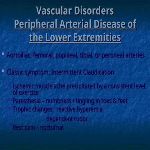 PVD peripheral vascular disease management.ppt