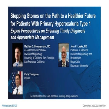 Stepping Stones on the Path to a Healthier Future for Patients With ...