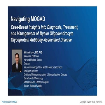 Navigating MOGAD: Case-Based Insights Into Diagnosis, Treatment, and ...