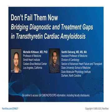 Don’t Fail Them Now: Bridging Diagnostic and Treatment Gaps in ...