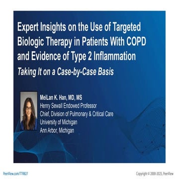 Expert Insights on the Use of Targeted Biologic Therapy in Patients ...