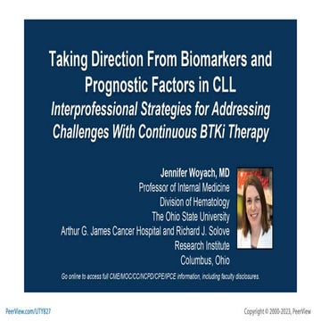 Taking Direction From Biomarkers and Prognostic Factors in CLL ...