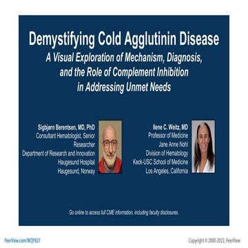 Demystifying Cold Agglutinin Disease: A Visual Exploration of Mechanism ...