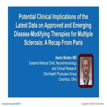 Potential Clinical Implications of the Latest Data on Approved and ...
