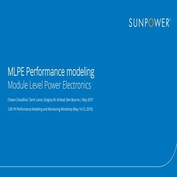 MLPE performance modeling | PDF