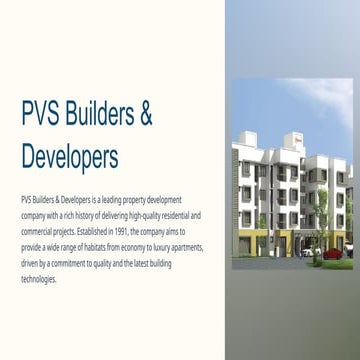 Top Builders in Calicut | Home Builders in Kozhikode | PVS | PPTX