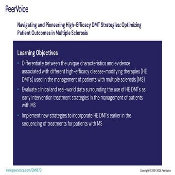 Navigating and Pioneering High-Efficacy DMT Strategies: Optimizing ...